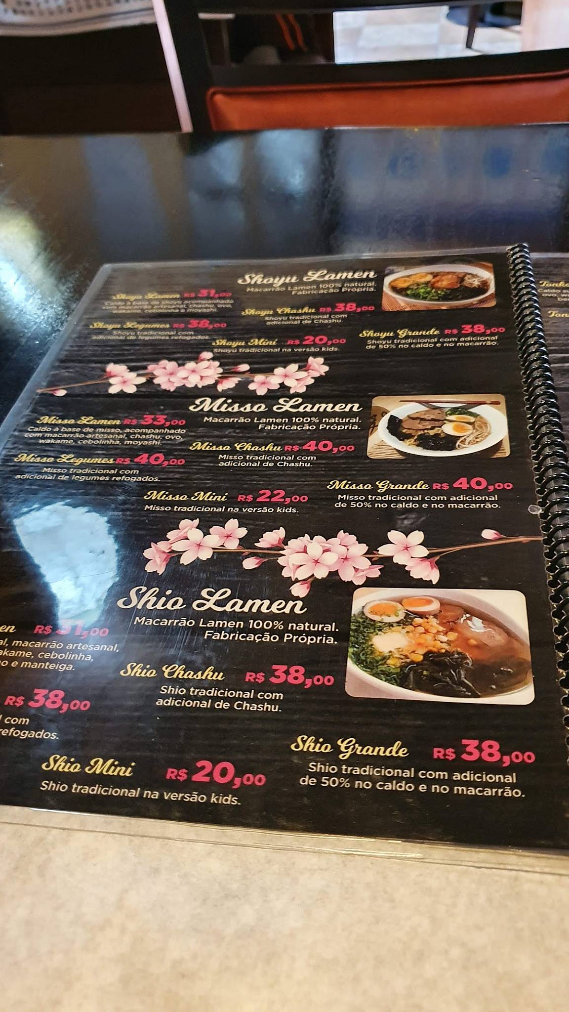 Menu em A Dona Ai Japanese Home Cooking restaurante, Curitiba