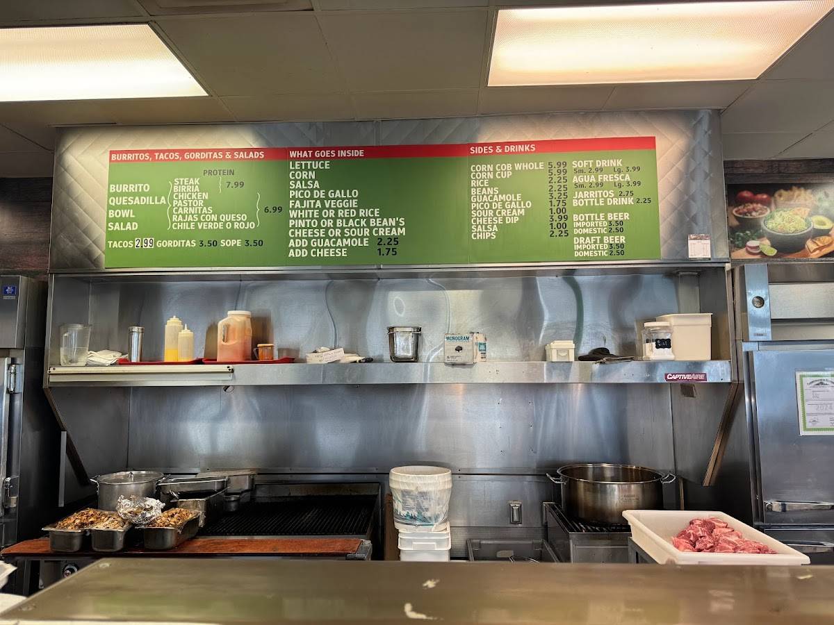 Menu at Rico Fresh Mexican Grill fast food, Paris