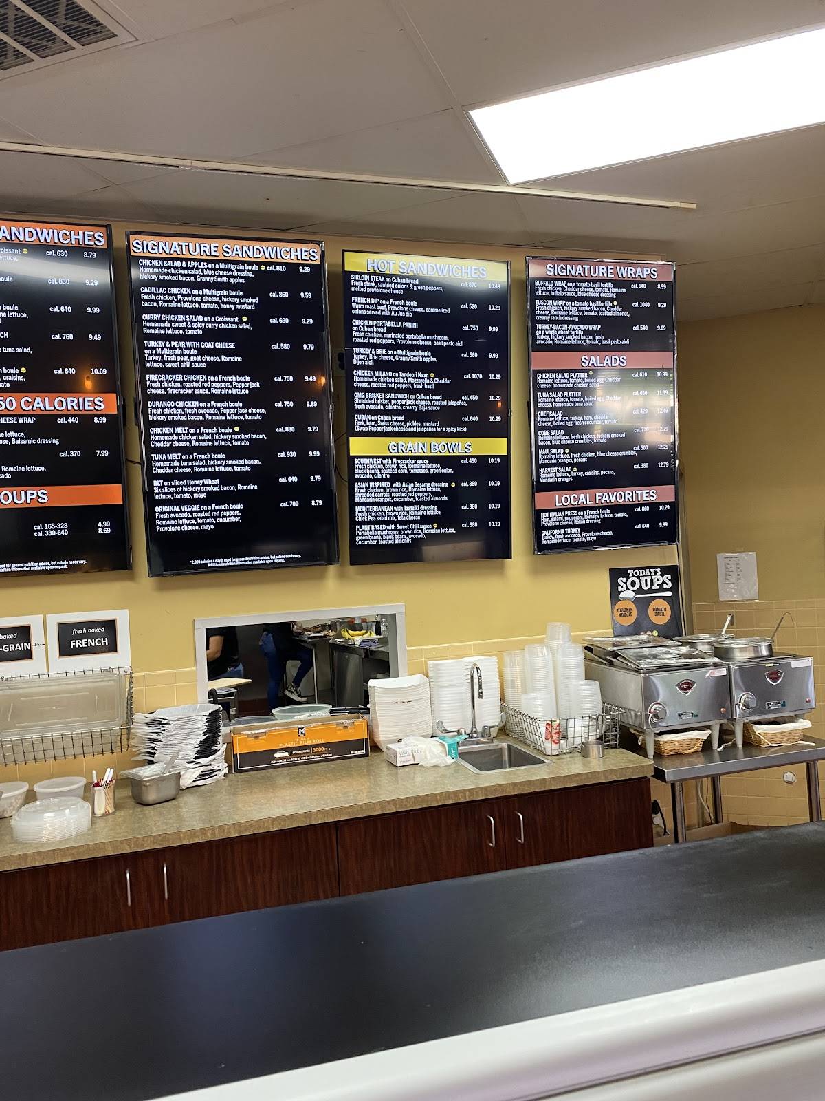 Menu at Rising Roll Gourmet Cafe', Houston