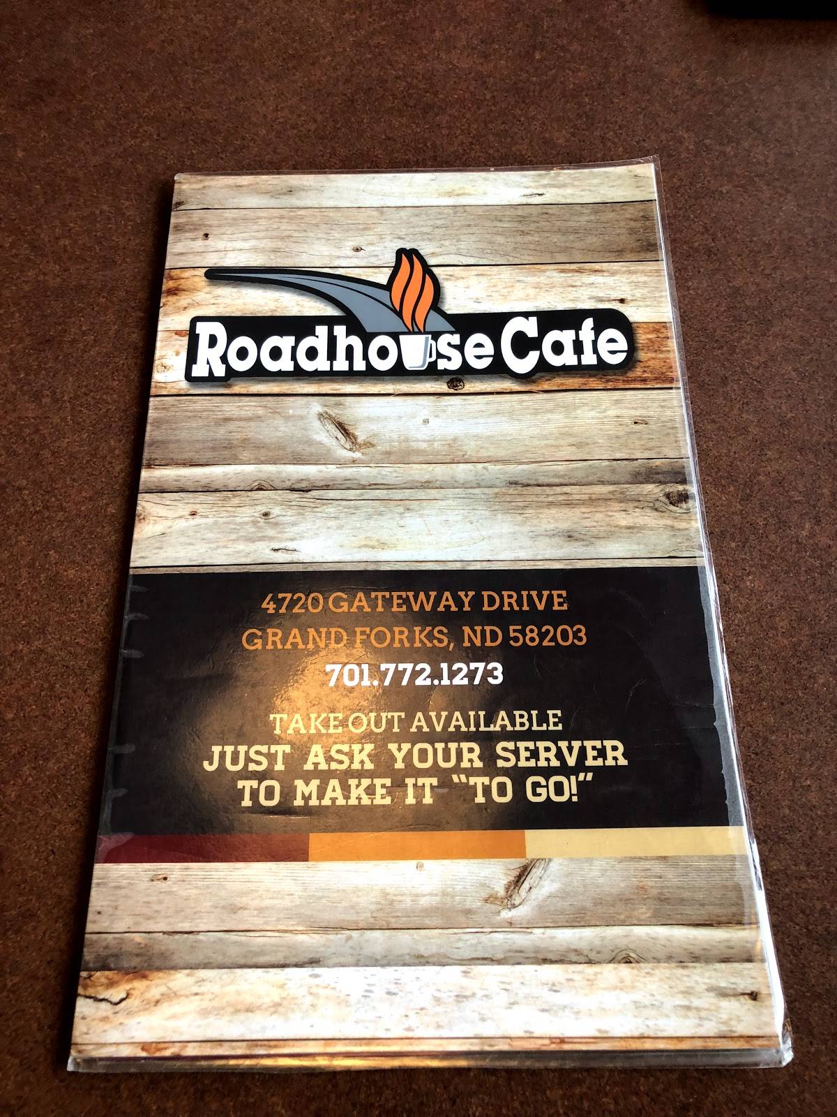 Menu at Roadhouse Cafe, Grand Forks