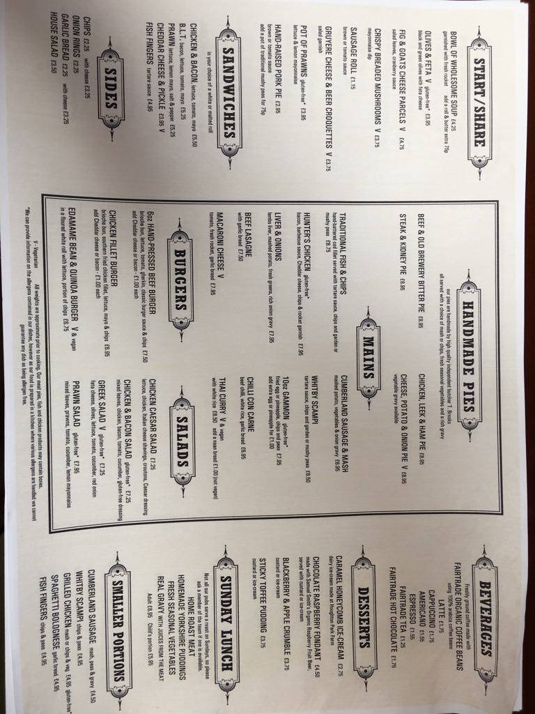 Menu at Kingsway Hotel pub & bar, Rochdale, 145 Kingsway