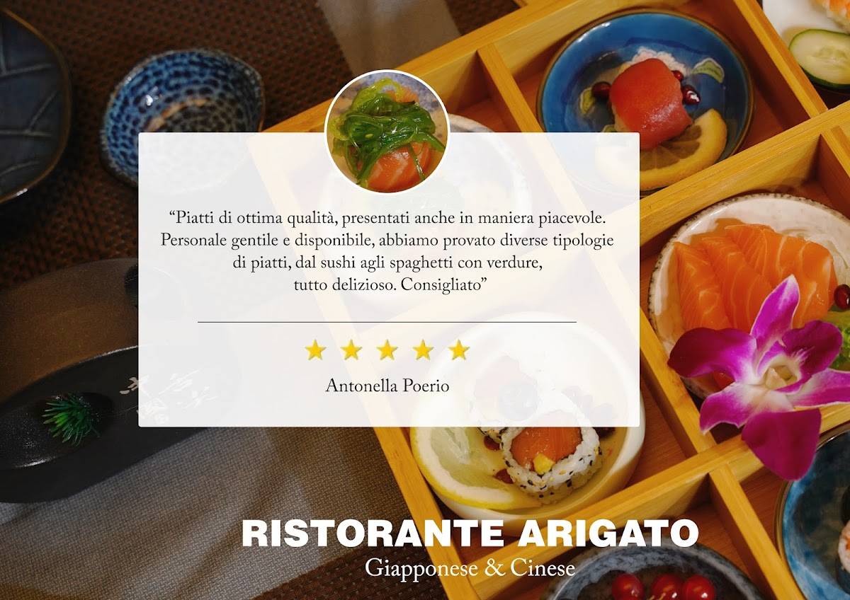 Speisekarte von Arigatò Sushi Japanese & Chinese Restaurant, ROM