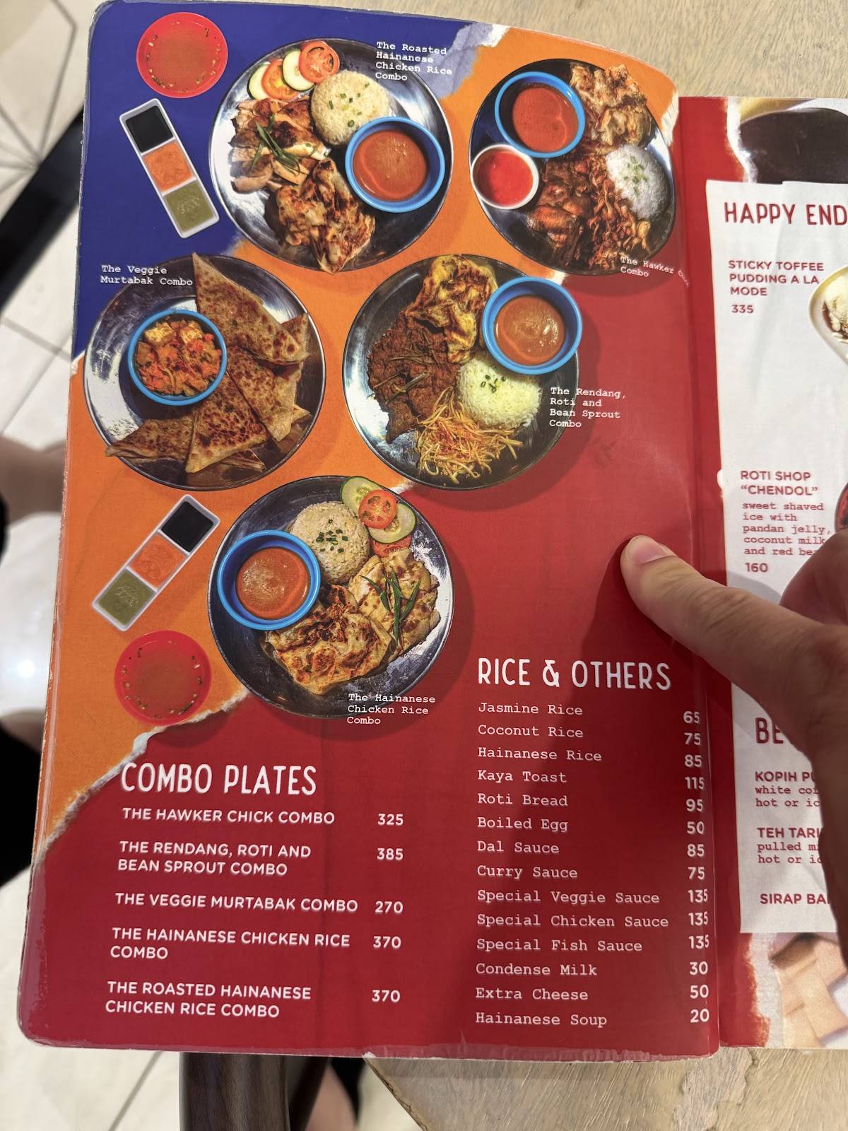 Menu at Roti Shop - Estancia Mall restaurant, Pasig