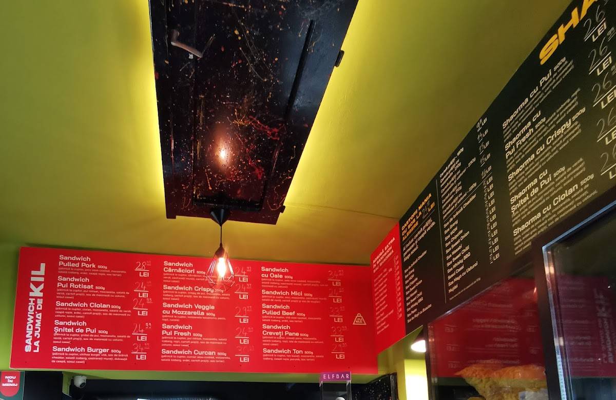 Menu at SANDWICH LA JUMA KIL - BRASOV, Brașov