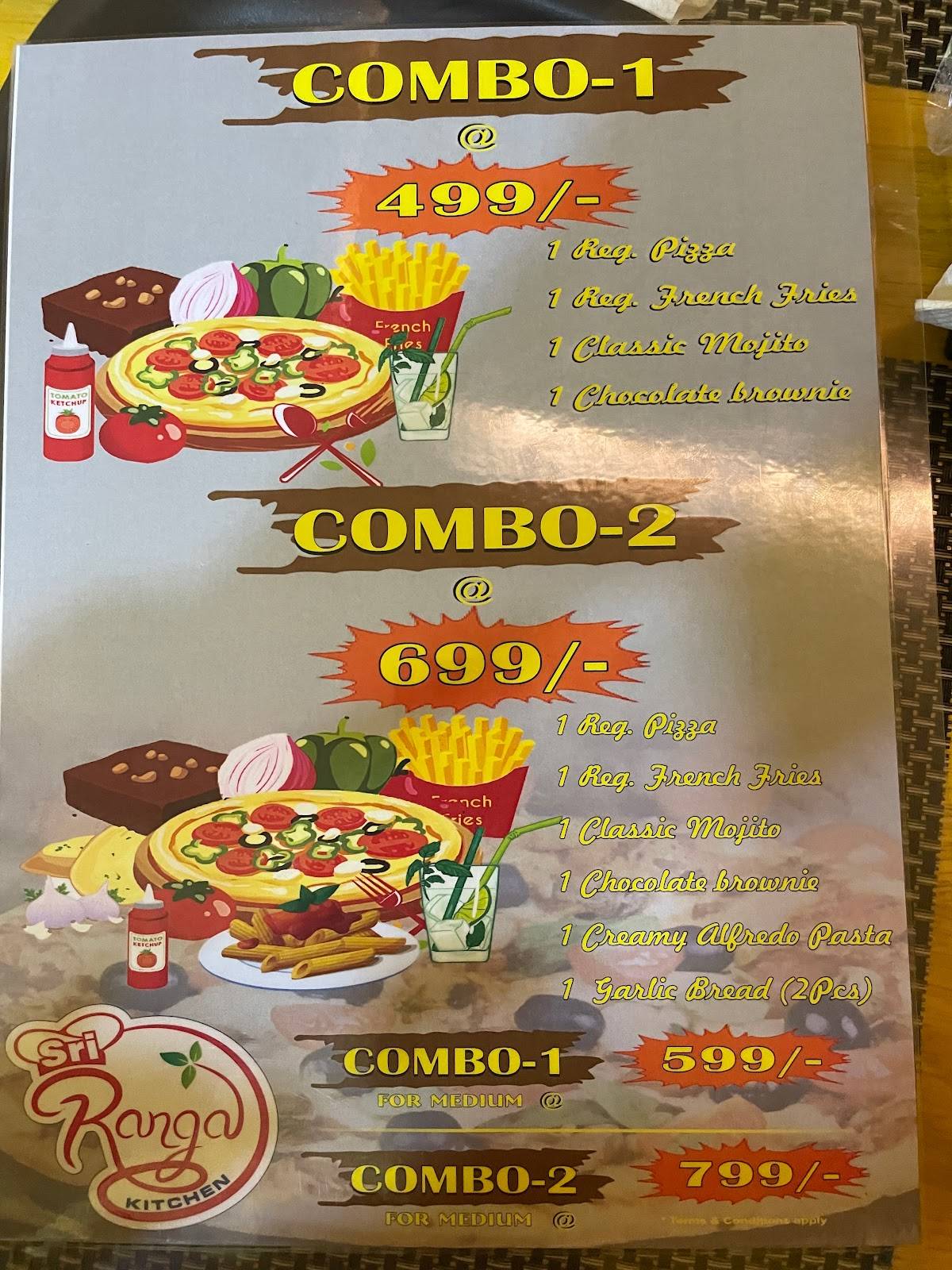 Menu at SRI RANGA KITCHEN, Puducherry