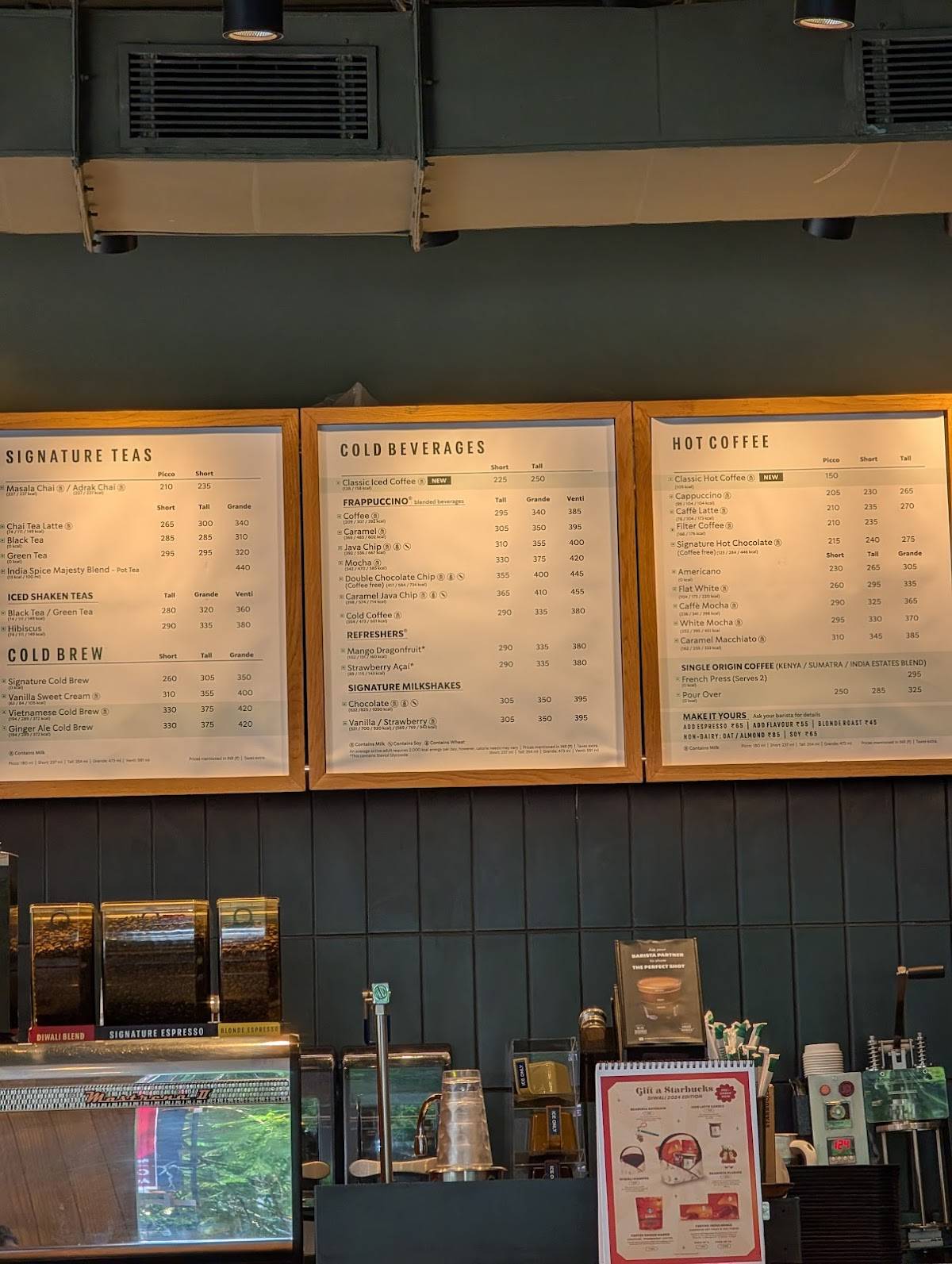 Menu at Starbucks., Surat, Ground Floor