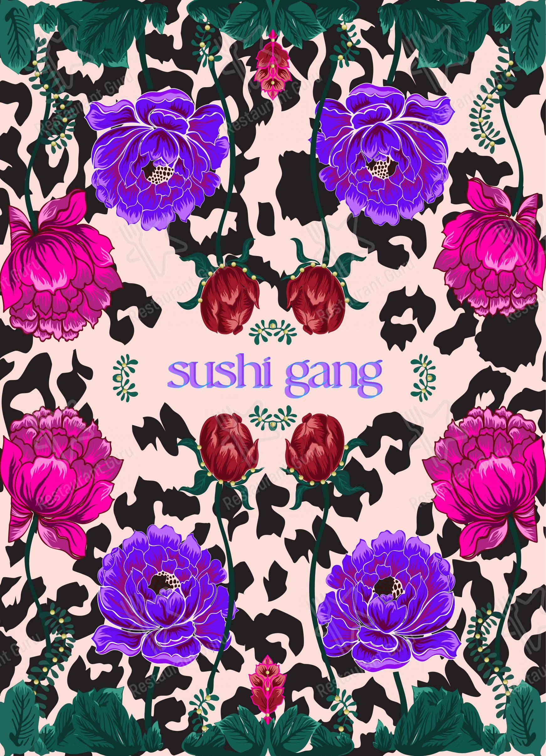 Speisekarte von SUSHI GANG restaurant, Berlin