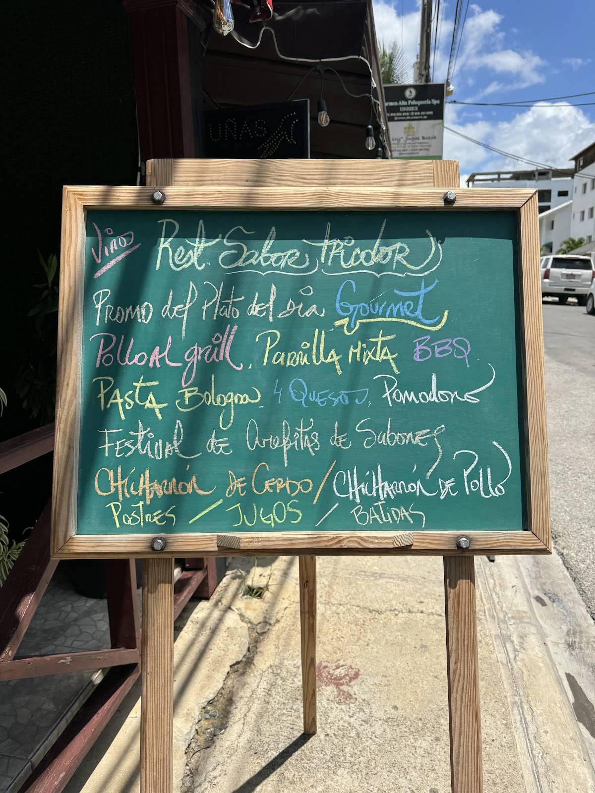 Menu at Sabor Tricolor Restaurant • Aroma of Venezuela, Juan Dolio