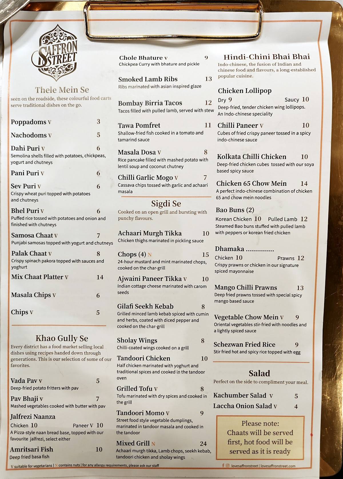 Menu at Masala fusion restaurant, Blackburn
