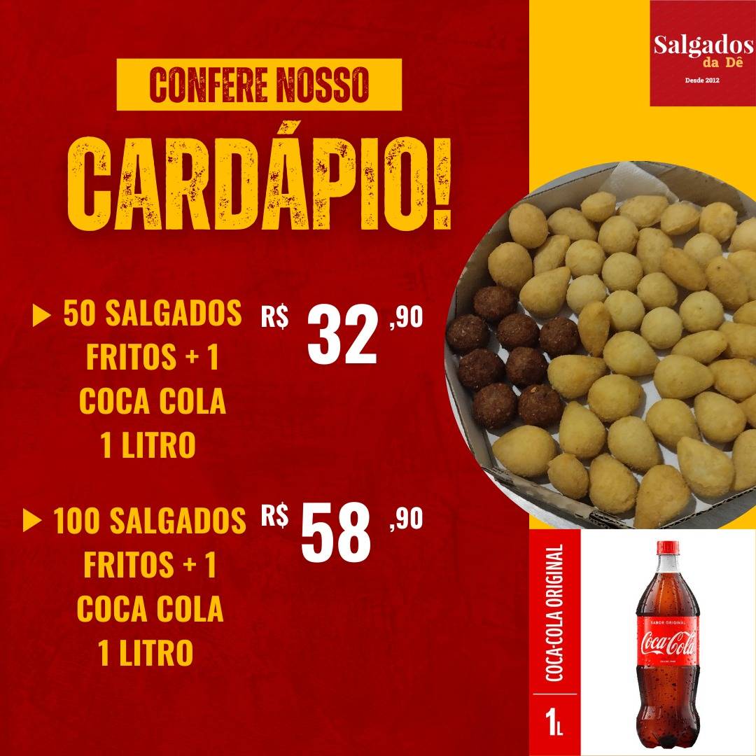 Menu em Salgados da Dê restaurante, Londrina