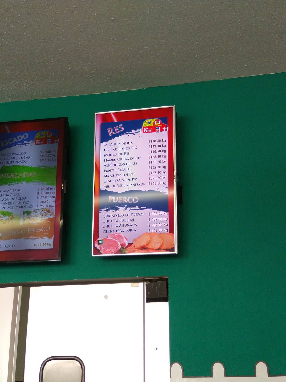 Menu at Little Farm Carranza restaurant, Saltillo, Blvd. Venustiano ...