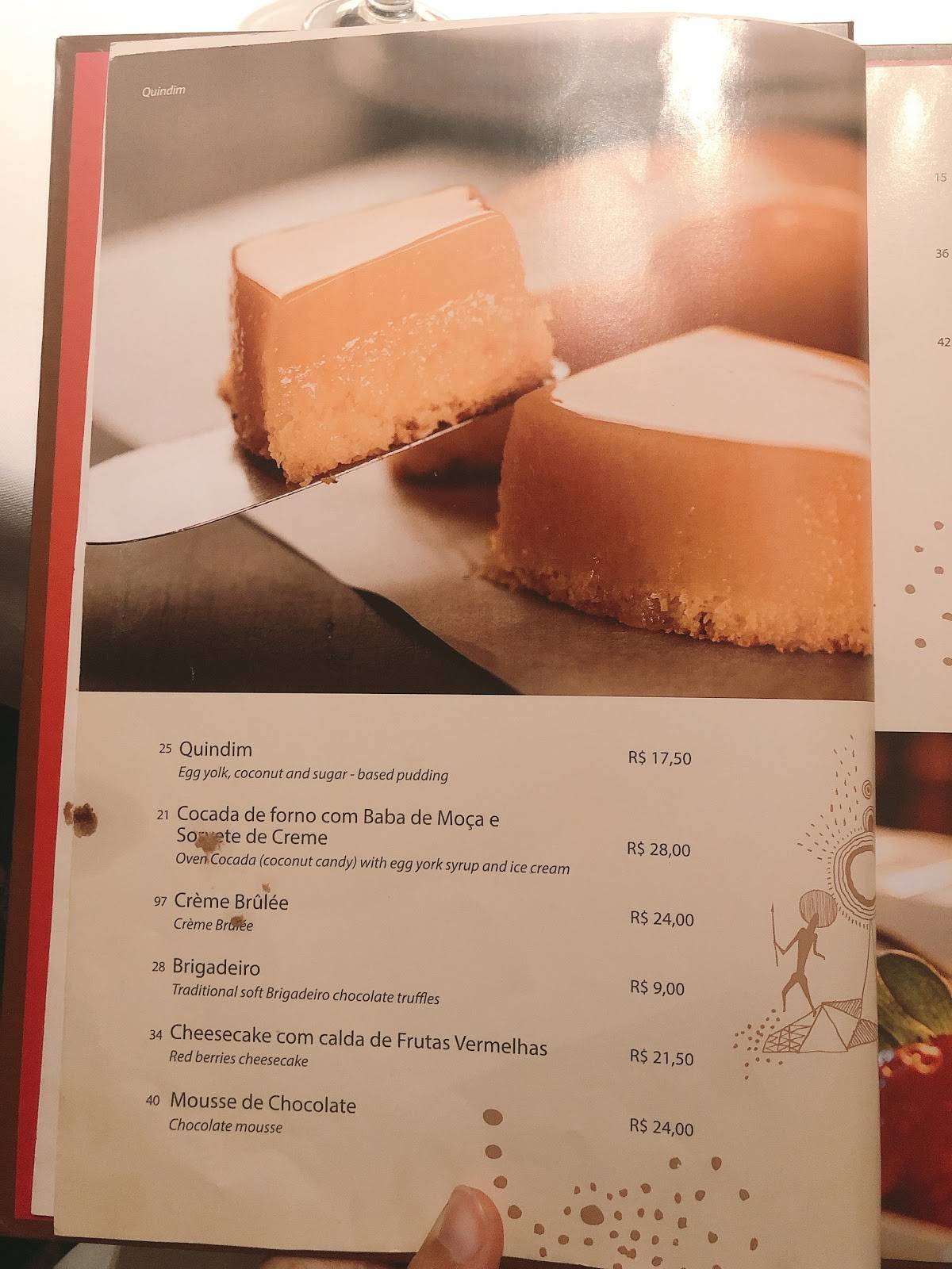 Menu em Barbacoa Itaim, São Paulo, Doutor Renato Paes de Barros