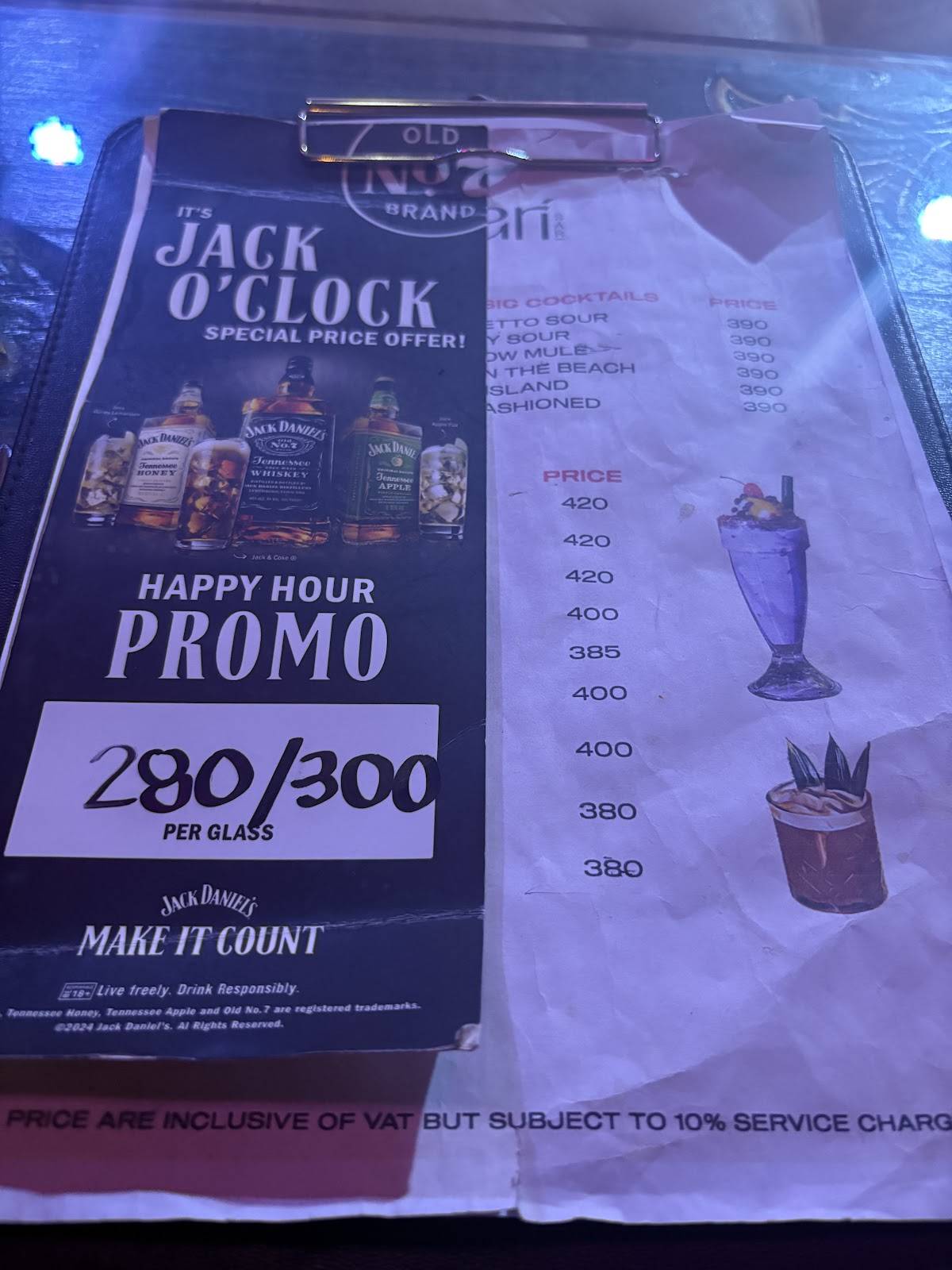 Menu at Sari Sari pub & bar, Makati