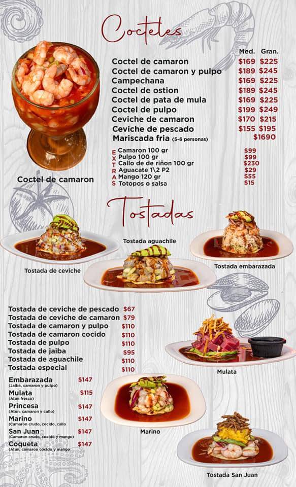 Carta del restaurante Mariscos 7 Mares, Heroica Nogales, Avenida ...
