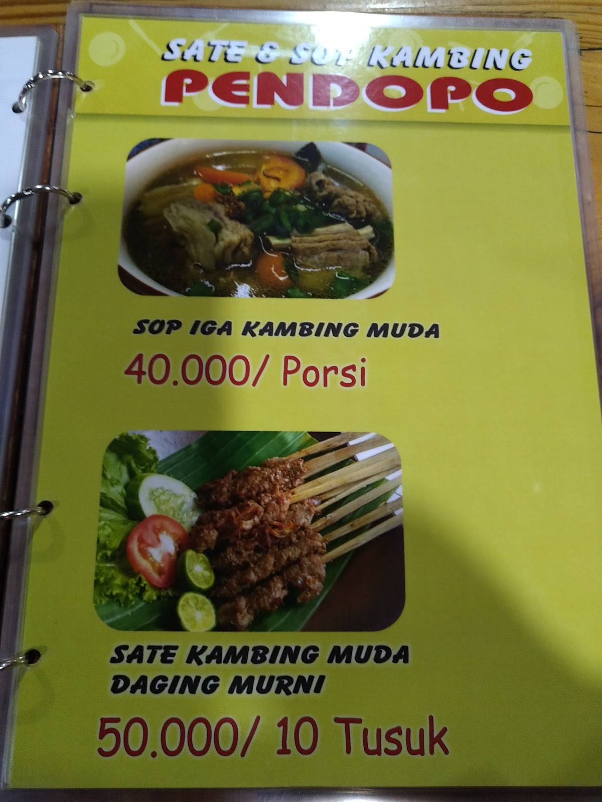 Carta del restaurante Seafood Kepiting Montok New & Gubuk Sunda ...