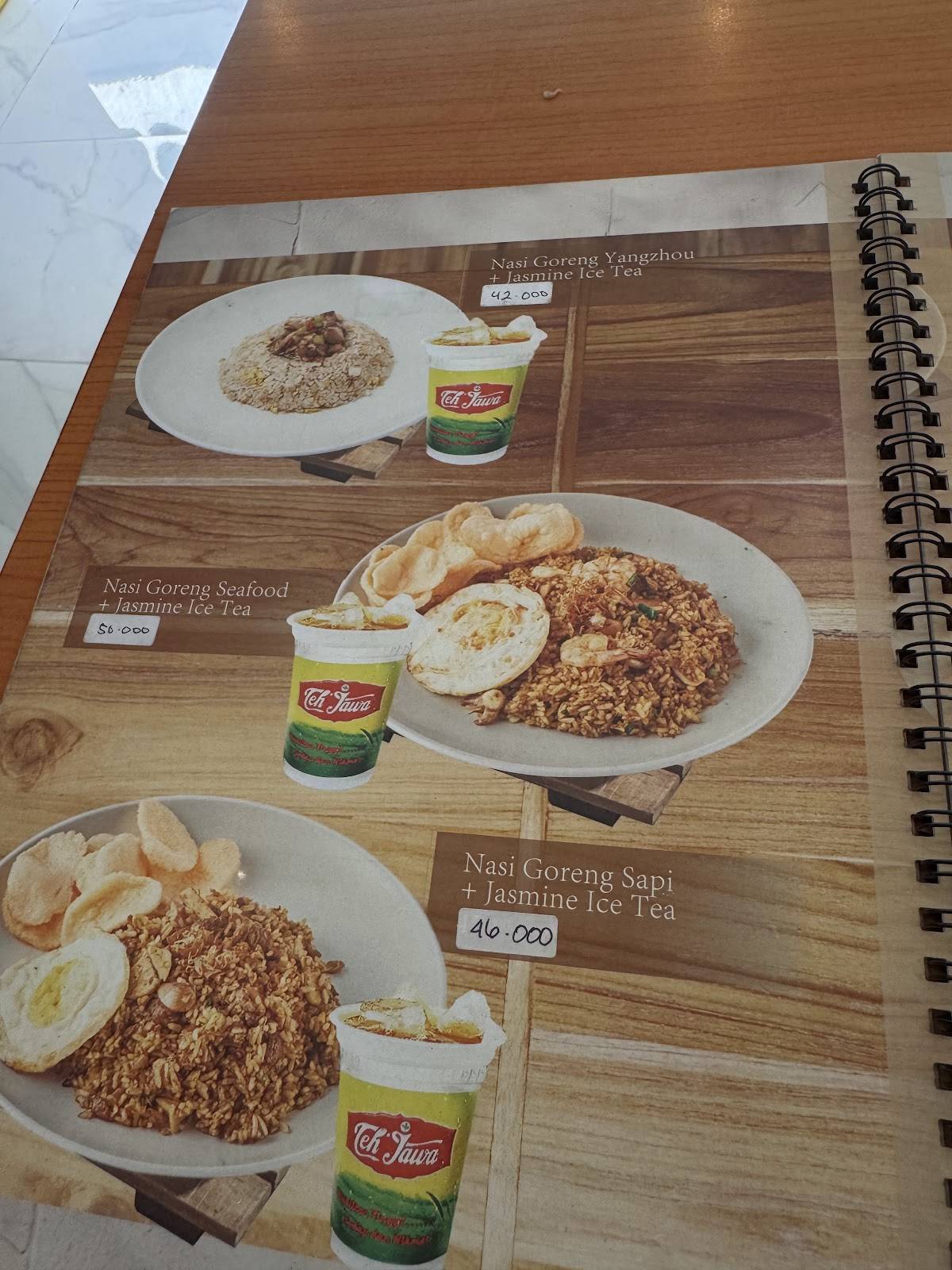 Menu at Teh Jawa Resto - Queen City Mall restaurant, Semarang