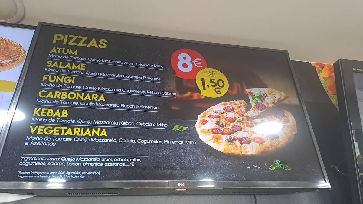 Menu em Ali Baba - Kebab restaurante, Sesimbra