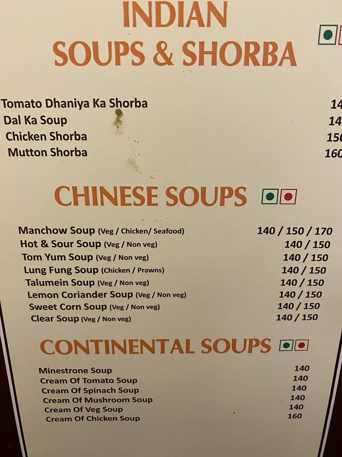 Menu at Shots & Shorba Family Resto Bar, Pune