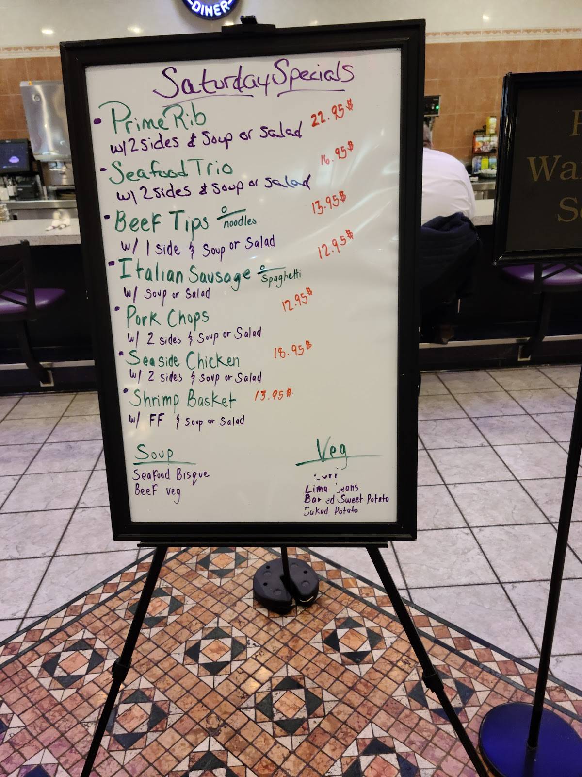 Menu at Silver Spring Diner restaurant, Mechanicsburg