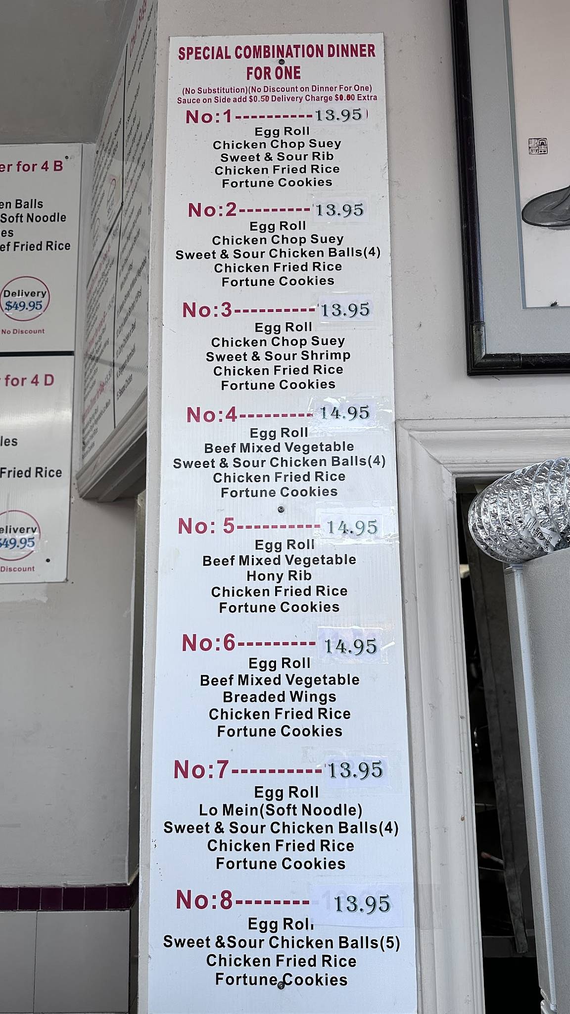 Carta de Silver Star Restaurant, Whitby