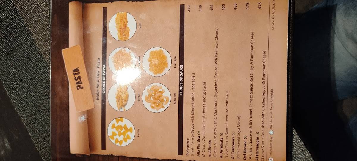 Menu at Sizzling Salsa, Dumas, Rajhans Belliza (B