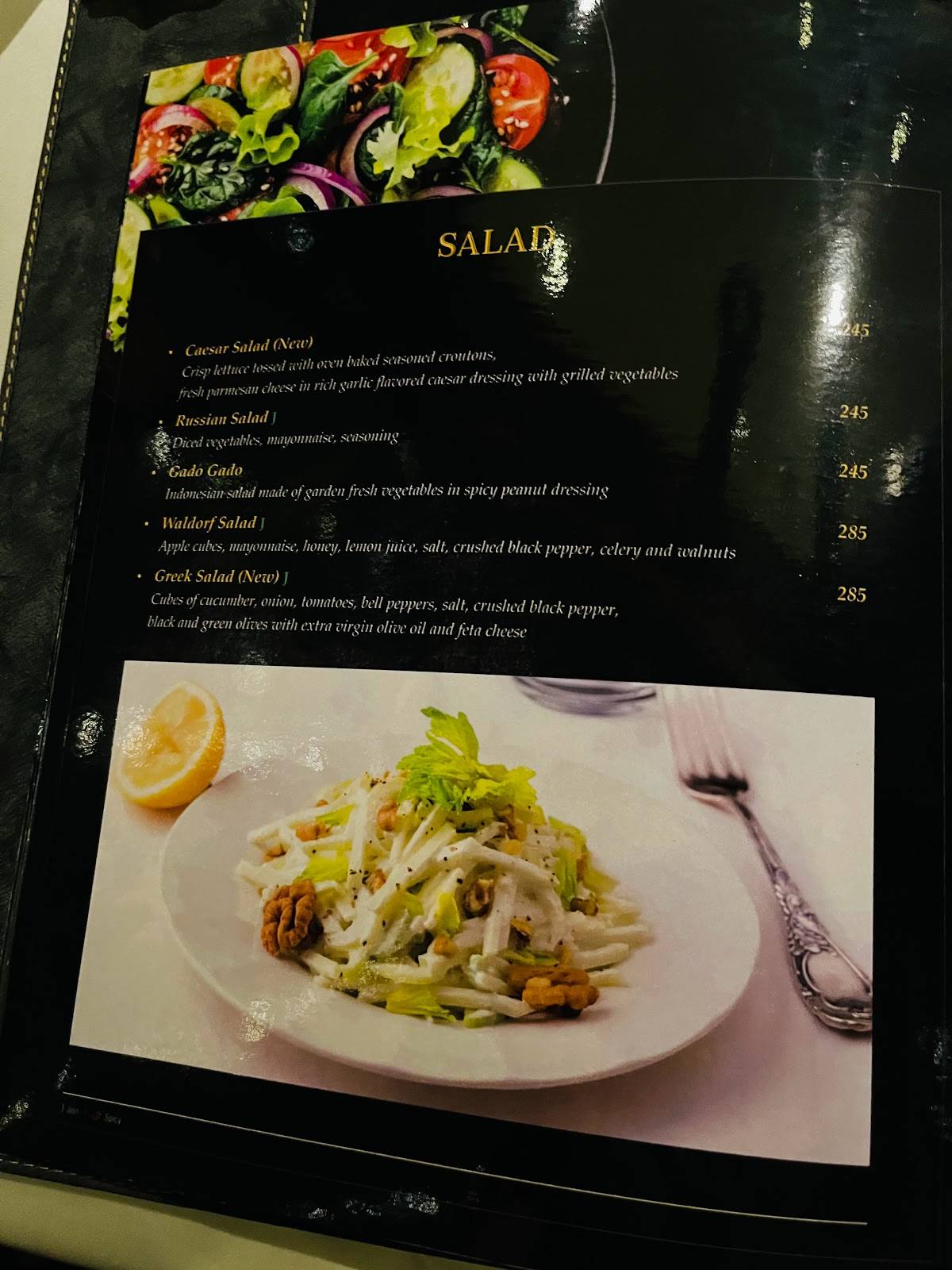 Menu at Sizzling Salsa, Dumas, Rajhans Belliza (B
