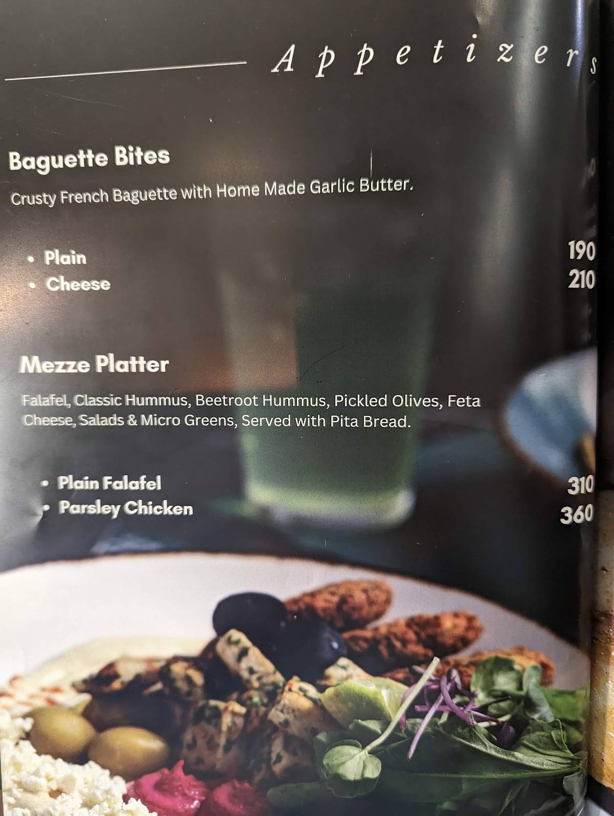 Menu at Slash Resto Cafe, Kozhikode