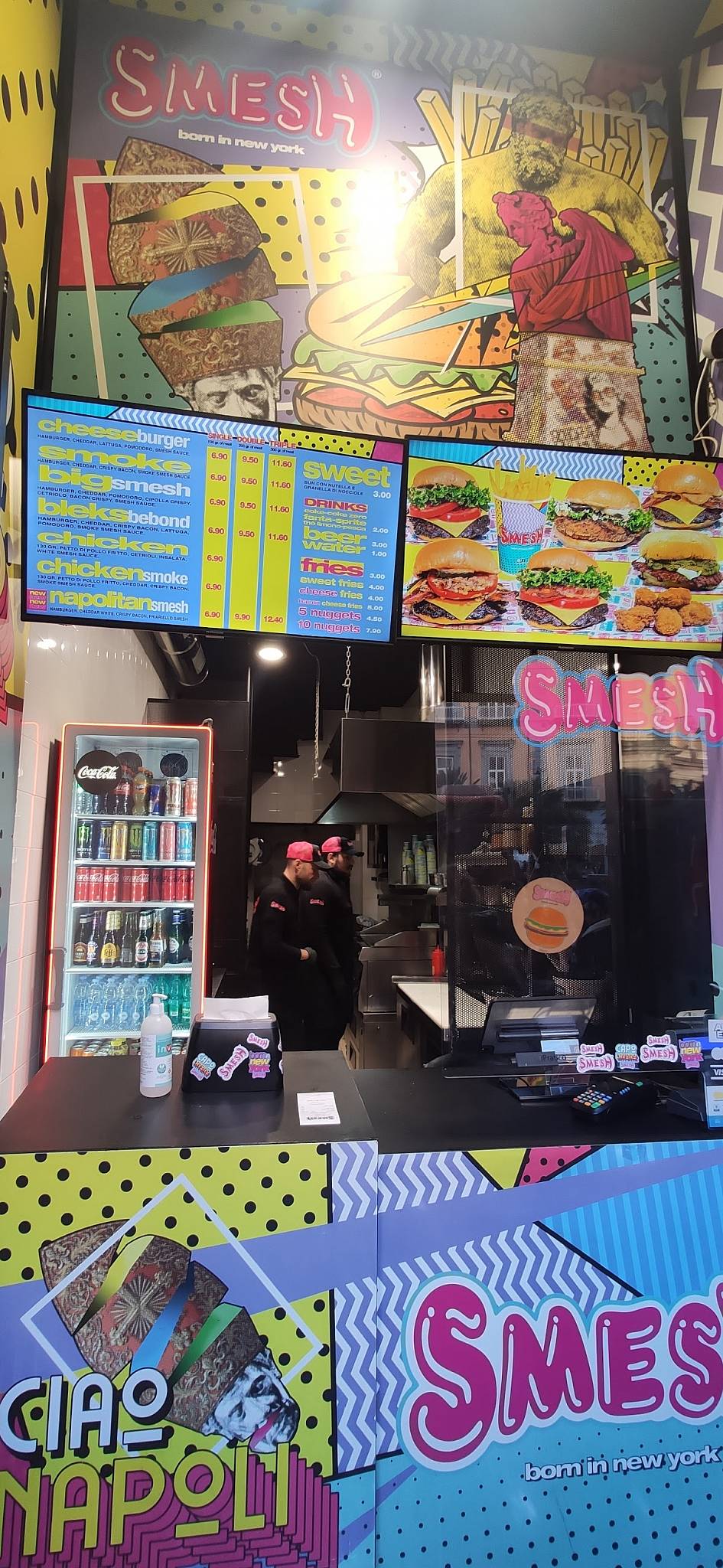 Menu da Smesh Burger ristorante, Napoli