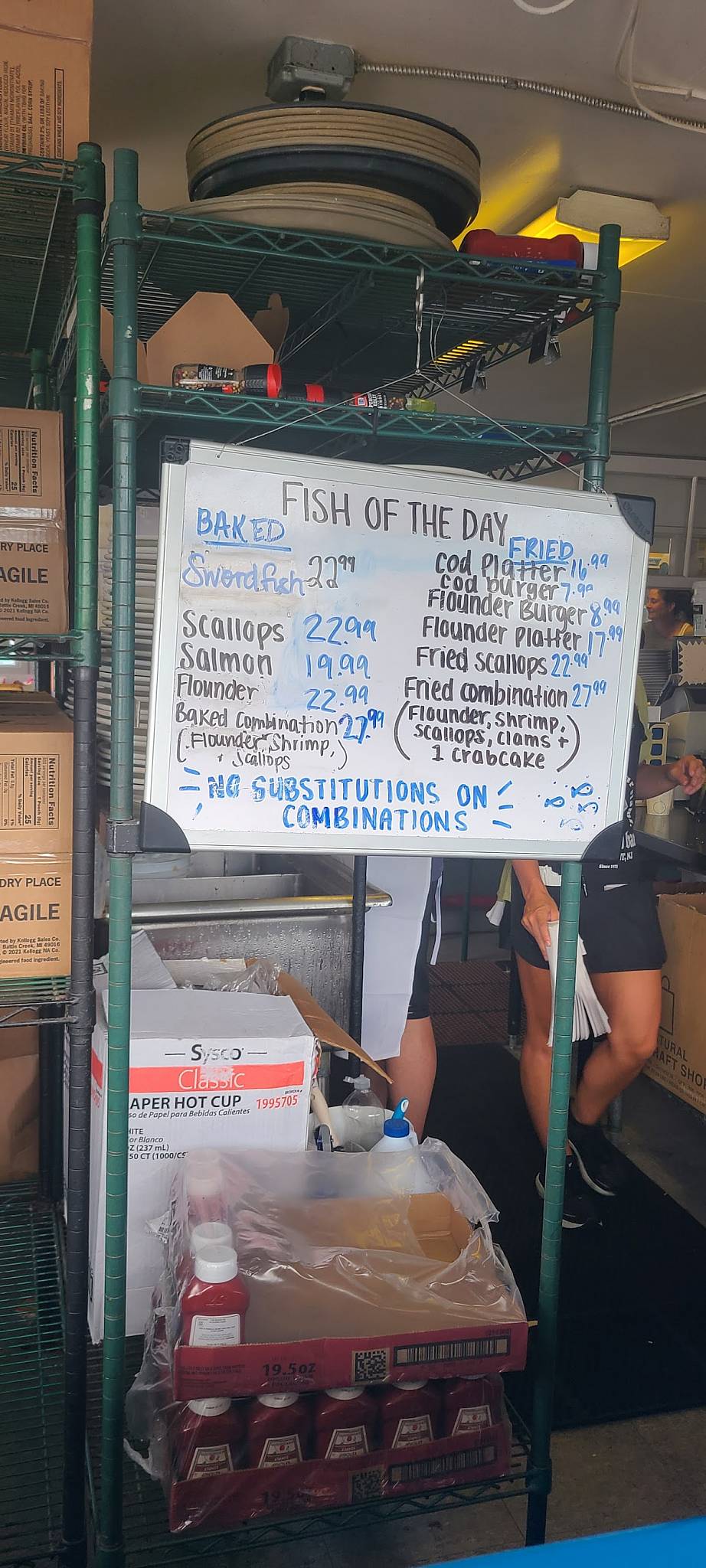 Menu at Smitty's Clam Bar, Somers Point