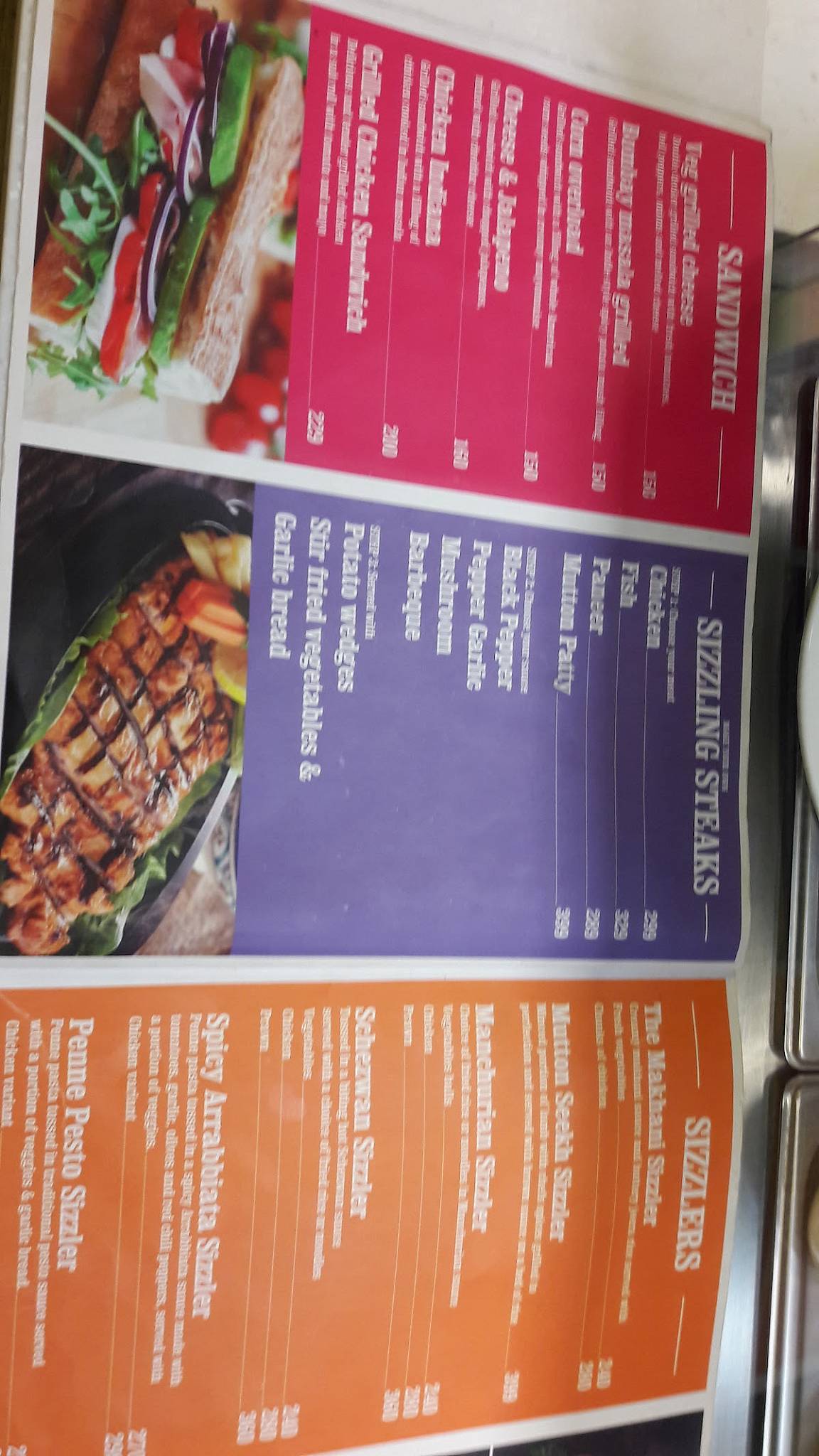 Menu at Smoke, Bengaluru, 60/2