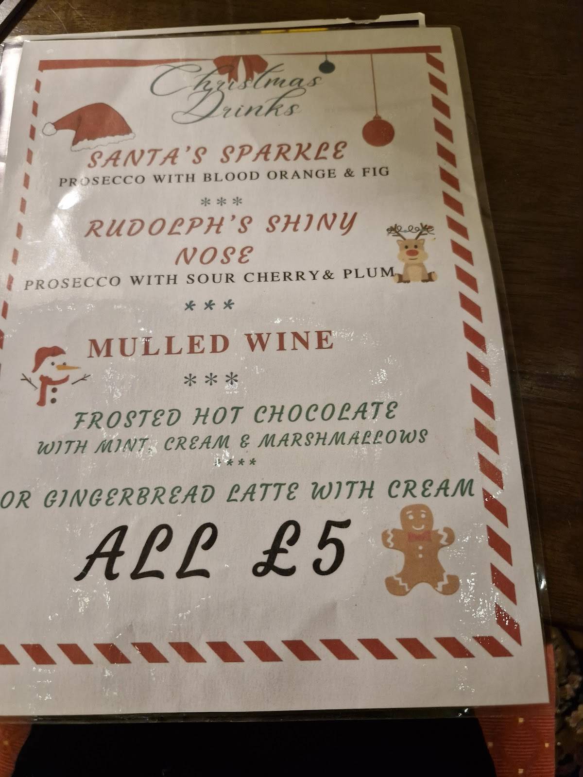 Menu at Smugglers Restaurant, Pevensey
