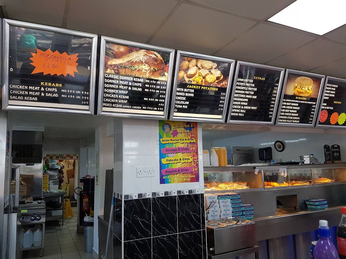 Menu at South Beach Vegas Fish Bar, Hunstanton