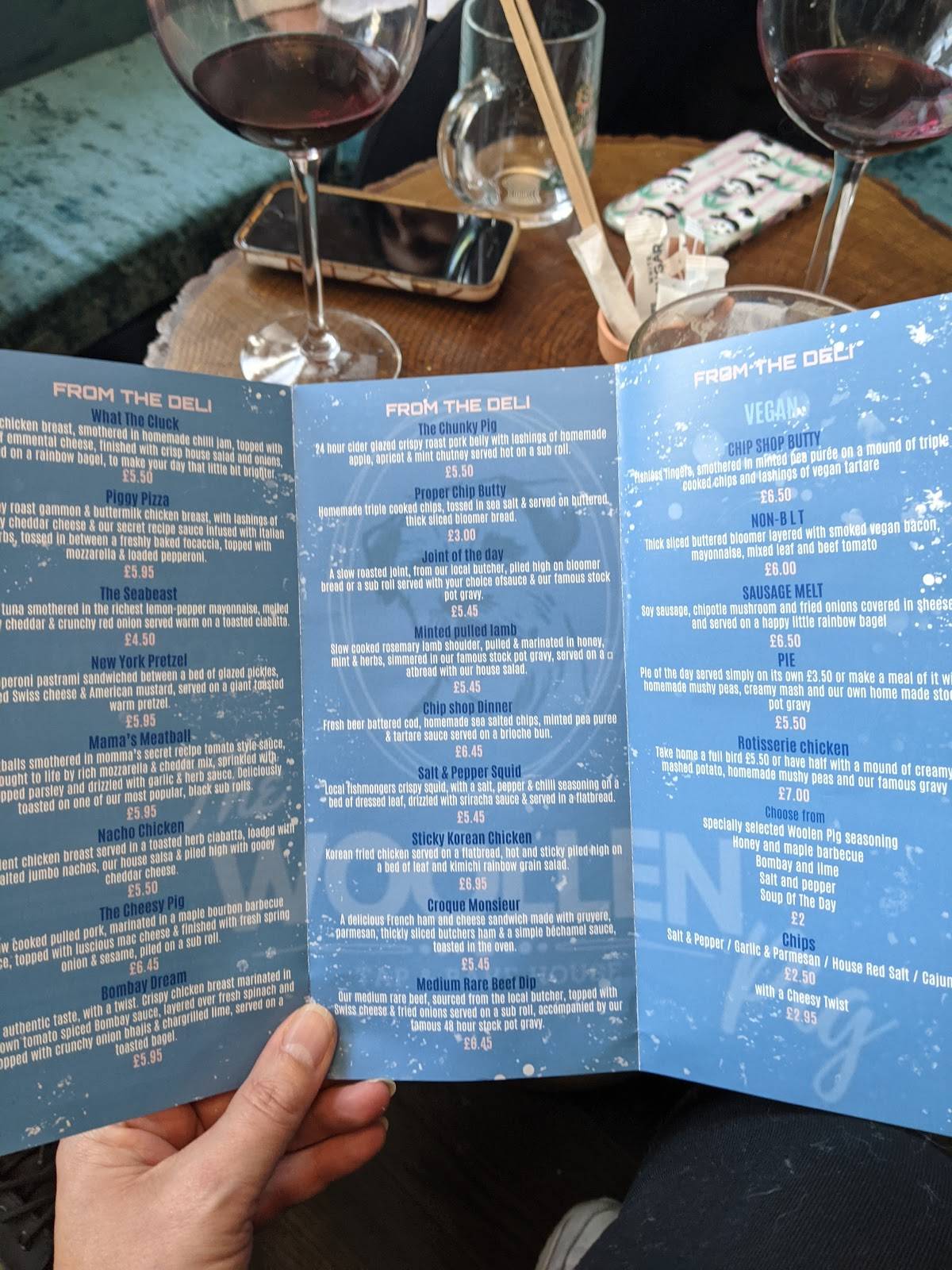 Menu at The Woollen Pig, Birkdale pub & bar, Southport
