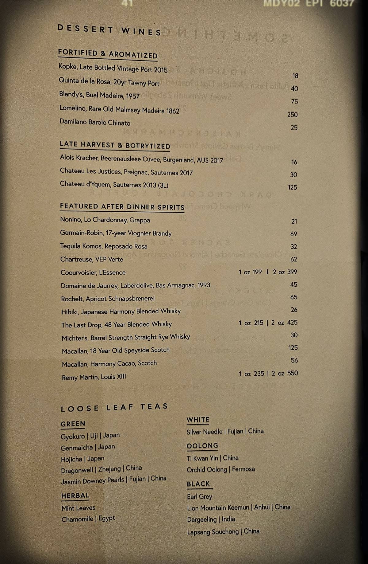 Menu at Spago pub & bar, Beverly Hills, 176 N Canon Dr