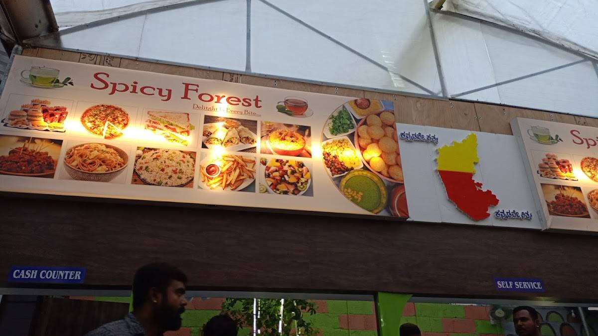 Menu at Spicy Forest, Kolar