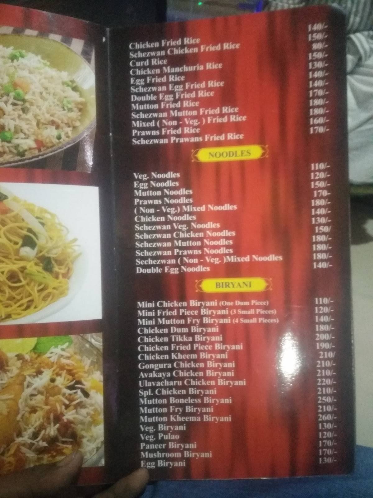 Menu at Sri Lakshmi Multi Cuisine Family Restaurant, Hyderabad