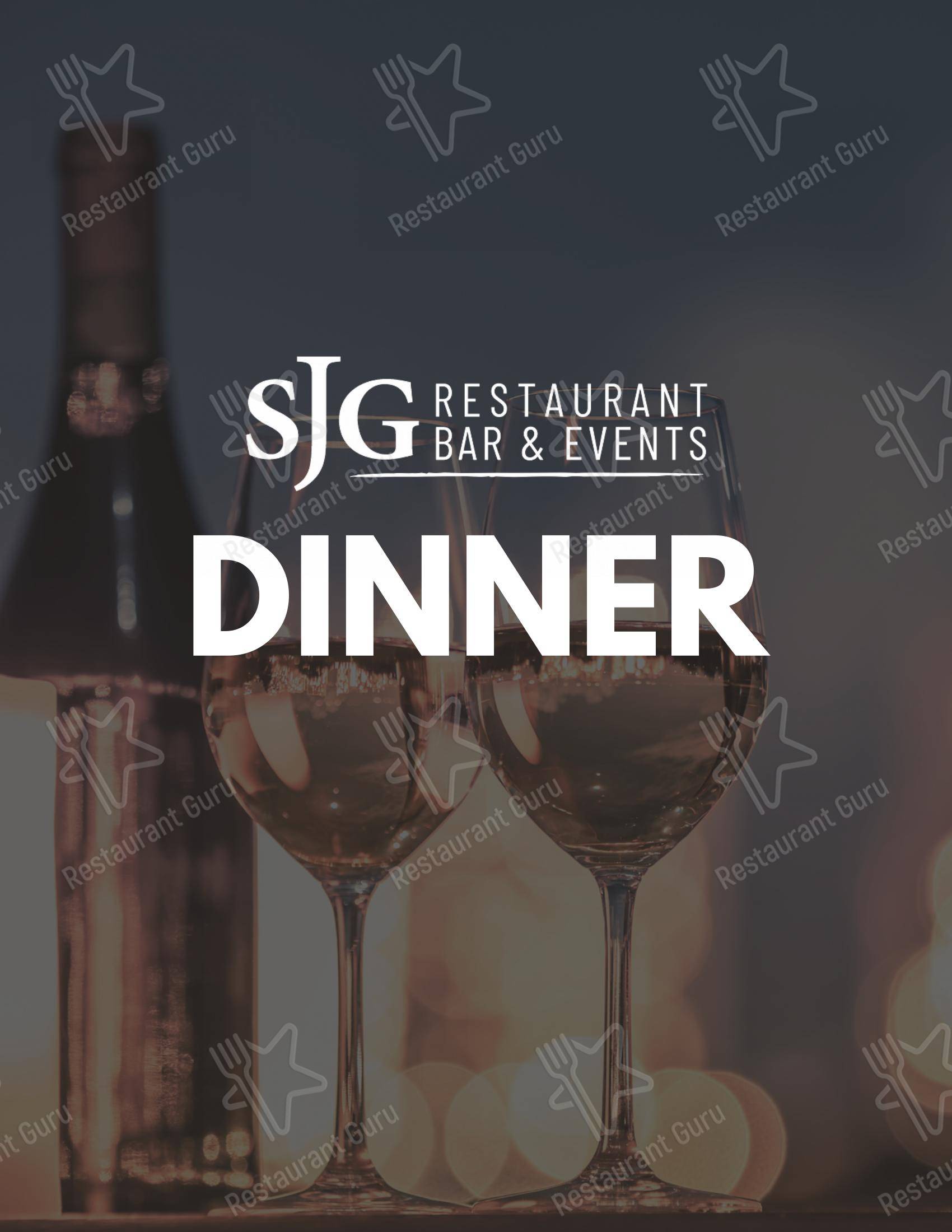 Menu at St. James Gate - Fredericton restaurant, Fredericton
