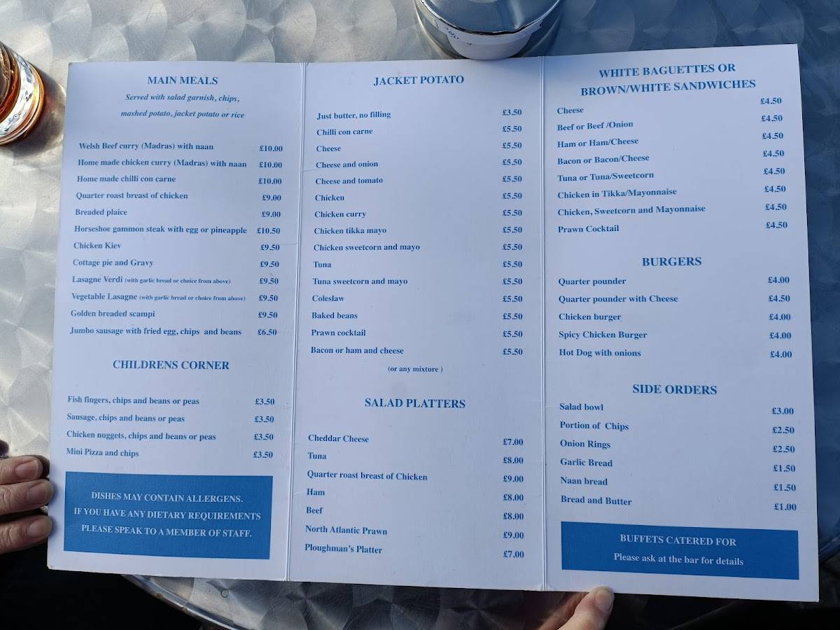 Menu at St Julian Inn pub & bar, Newport