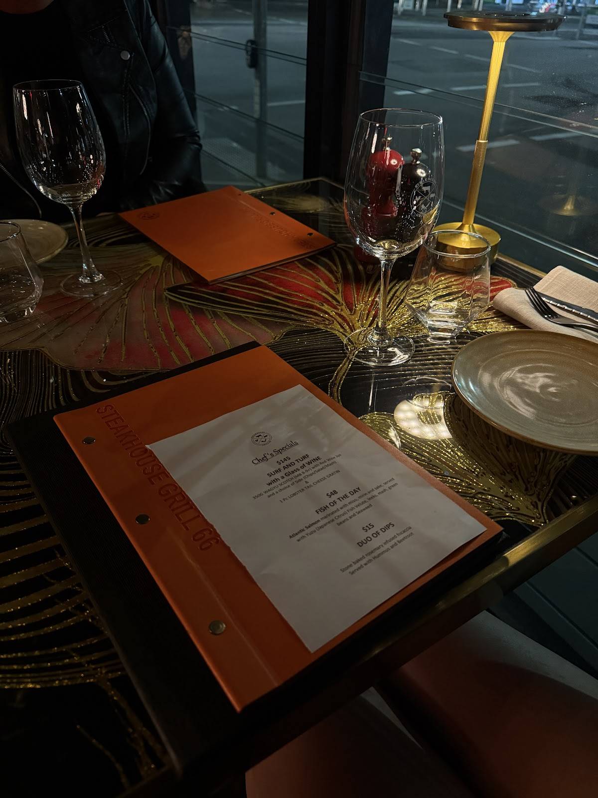 Menu at Steakhouse Grill 66 CBD, Melbourne