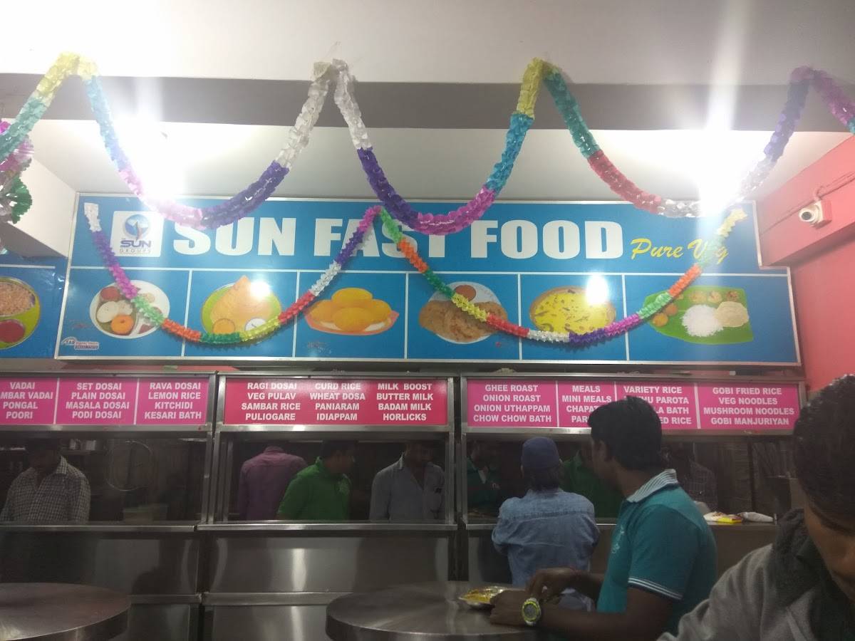 Menu at Sun Fast Food, Hosur