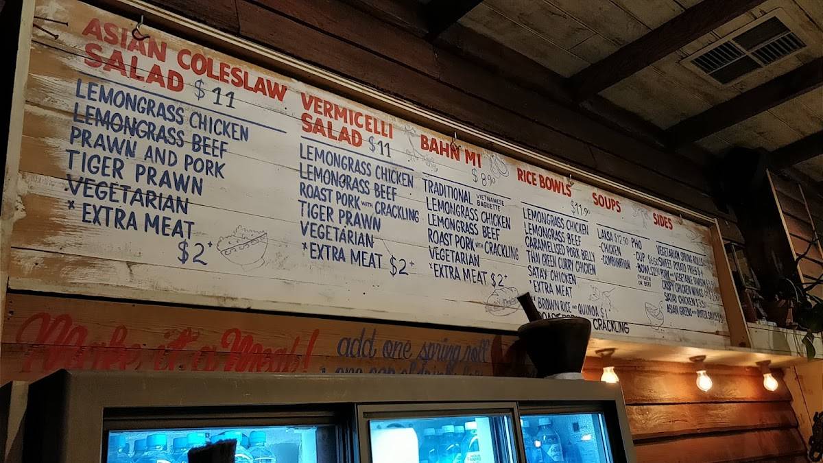 Menu at Sunnys Shop restaurant, Prospect