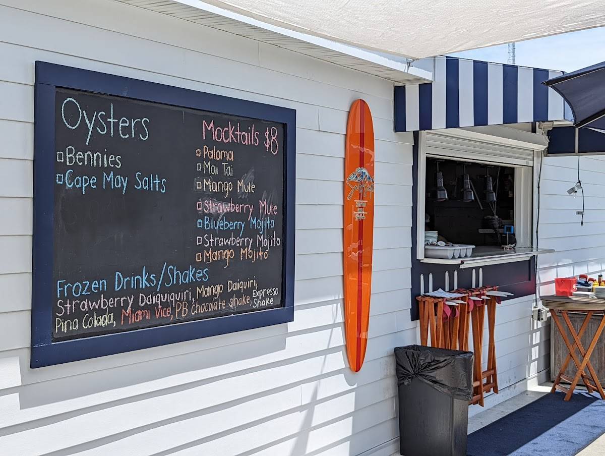 Menu at Surfside Rooftop Grill restaurant, Stone Harbor