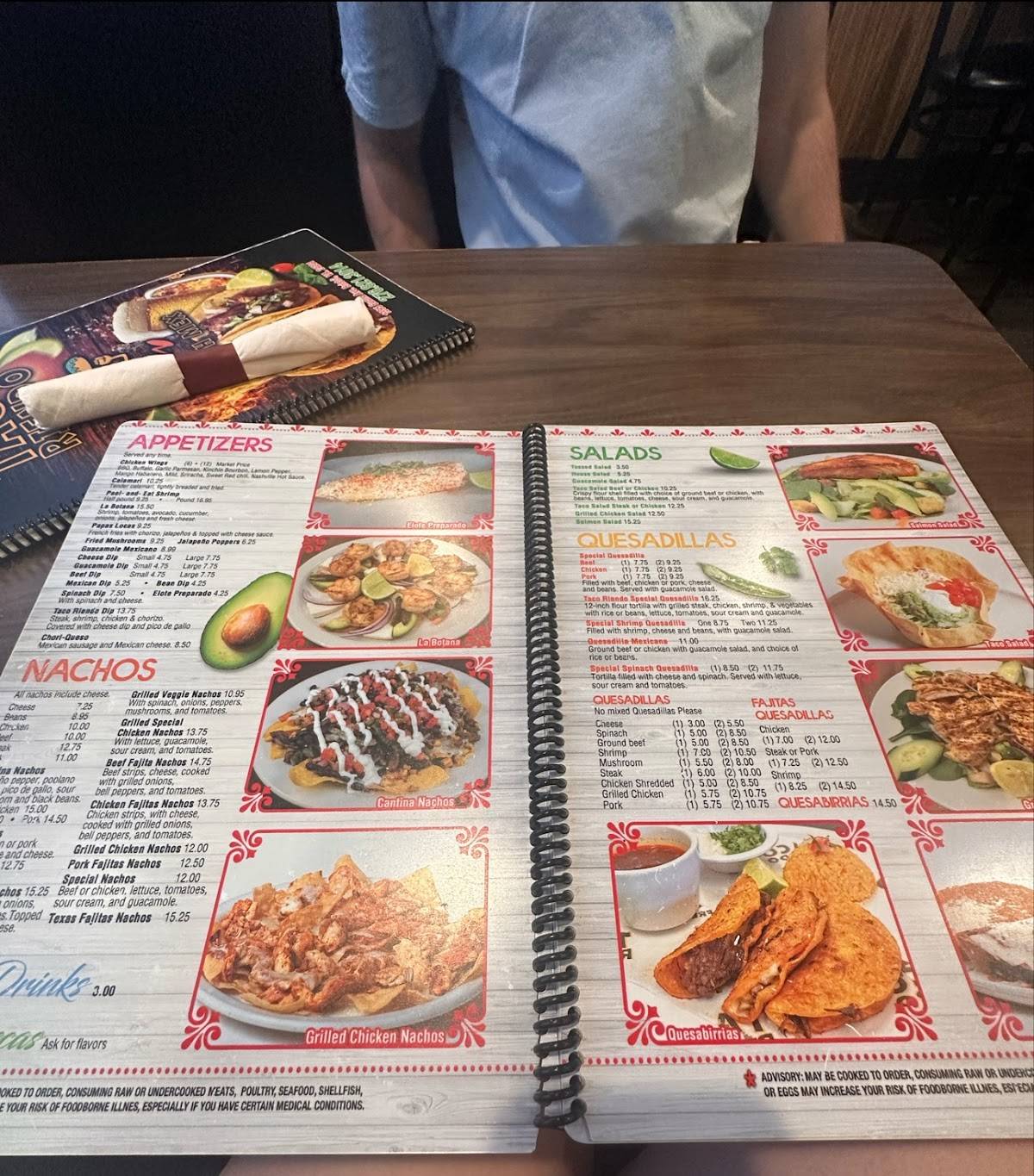 Menu at TACO RIENDO FRESH MEX restaurant, Bristol