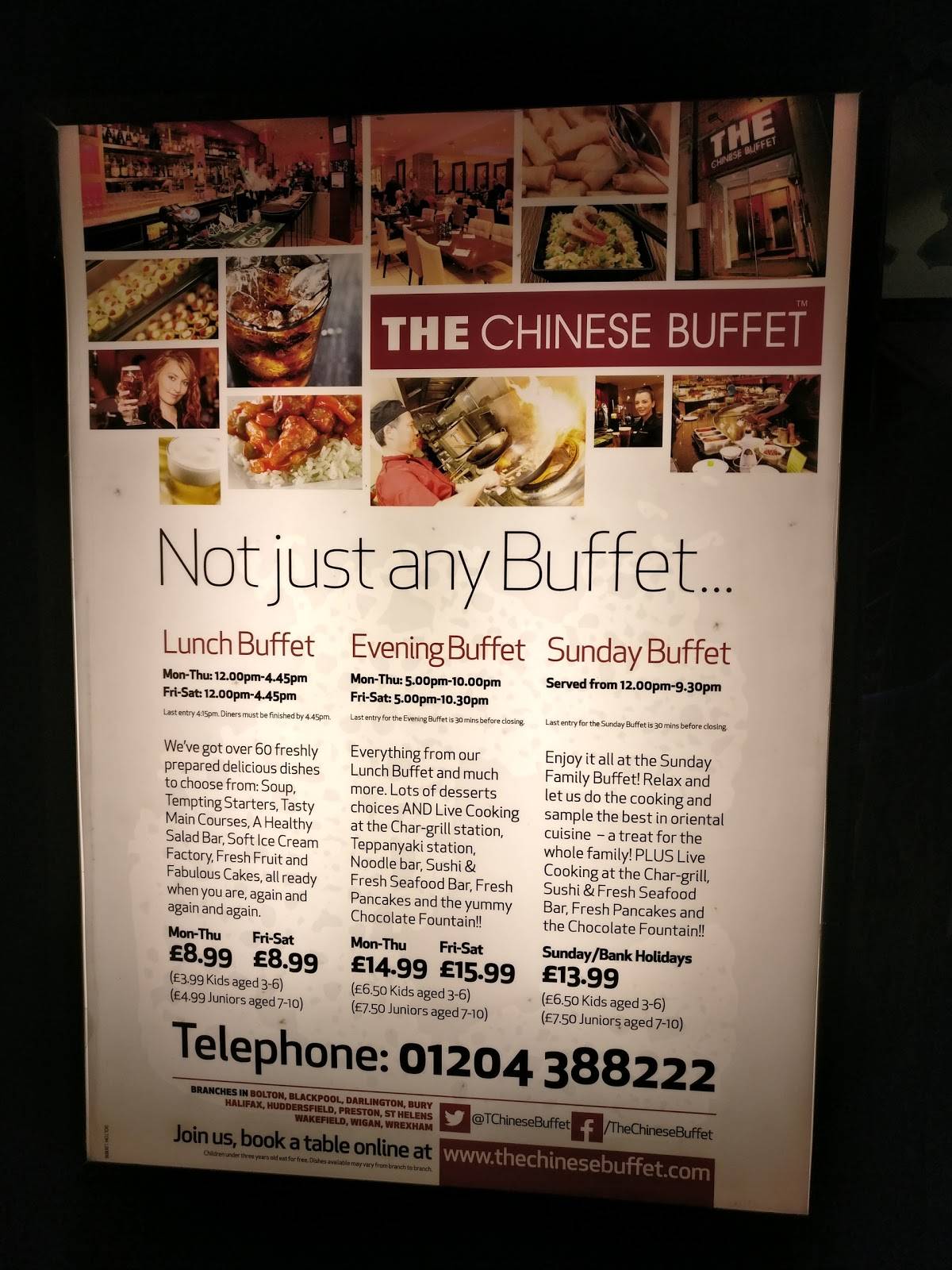 Menu at TCB Bolton - Unlimited Dining Experience restaurant, Bolton
