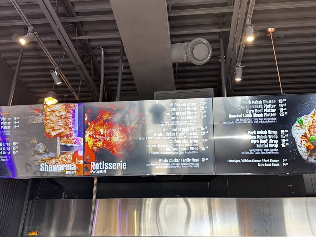 Menu at THE BOMB FOODHALL restaurant, Georgina