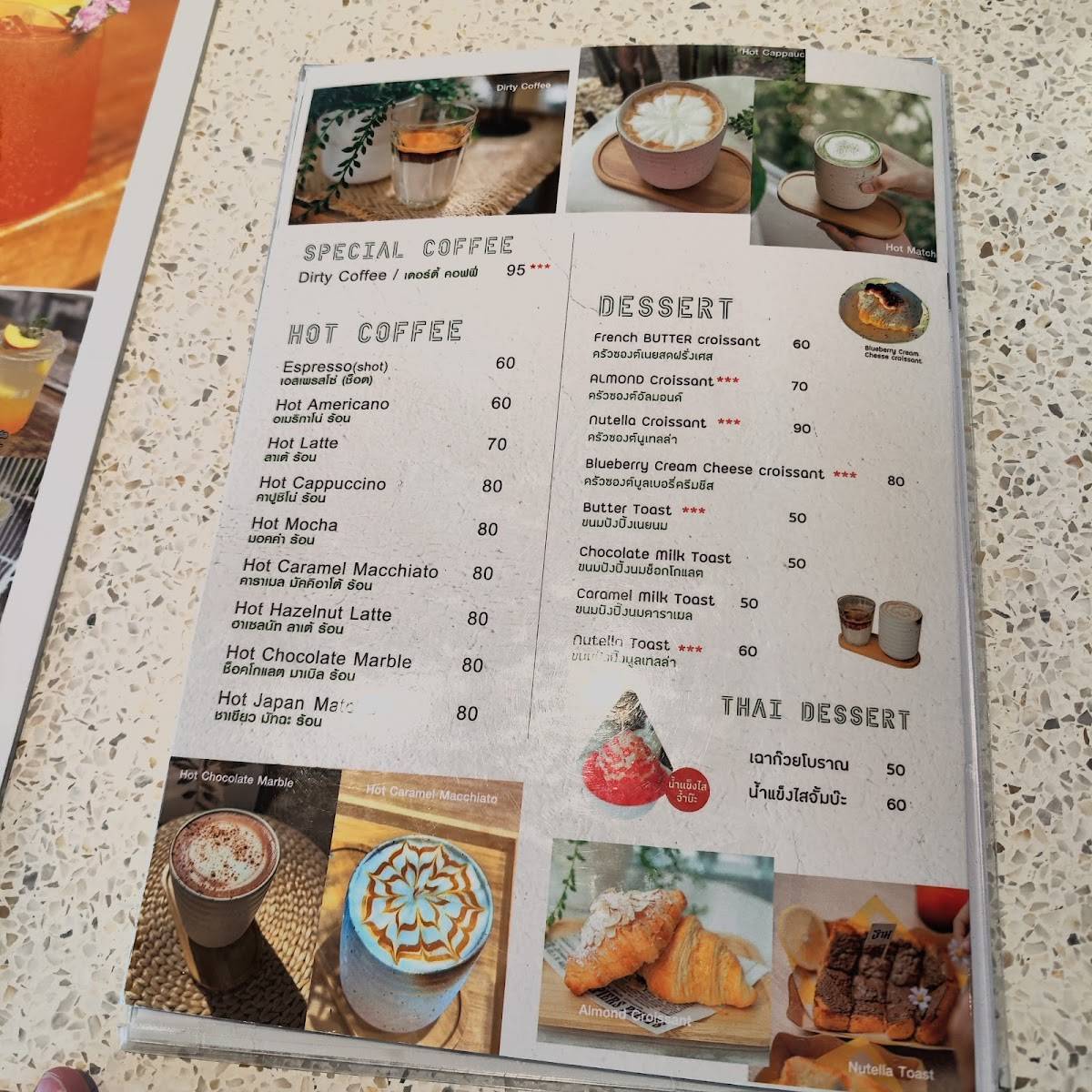 Carta de ธาม THYME Cafe & Restaurant, Bangkok