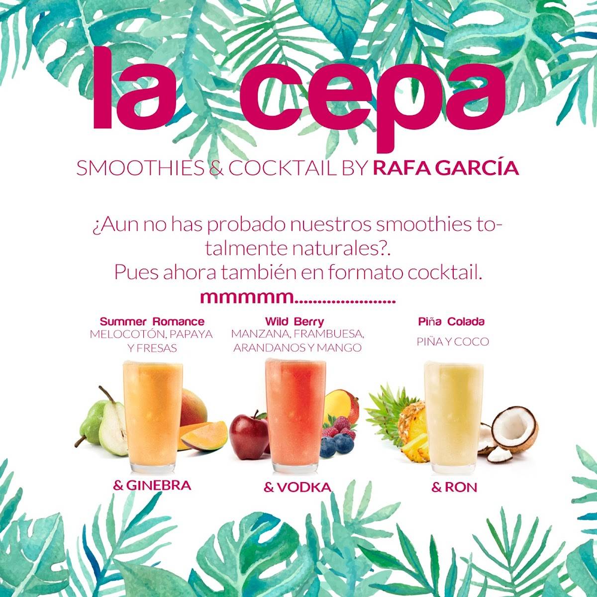 Carta del restaurante Taberna Gastronómica La Cepa, La Rambla