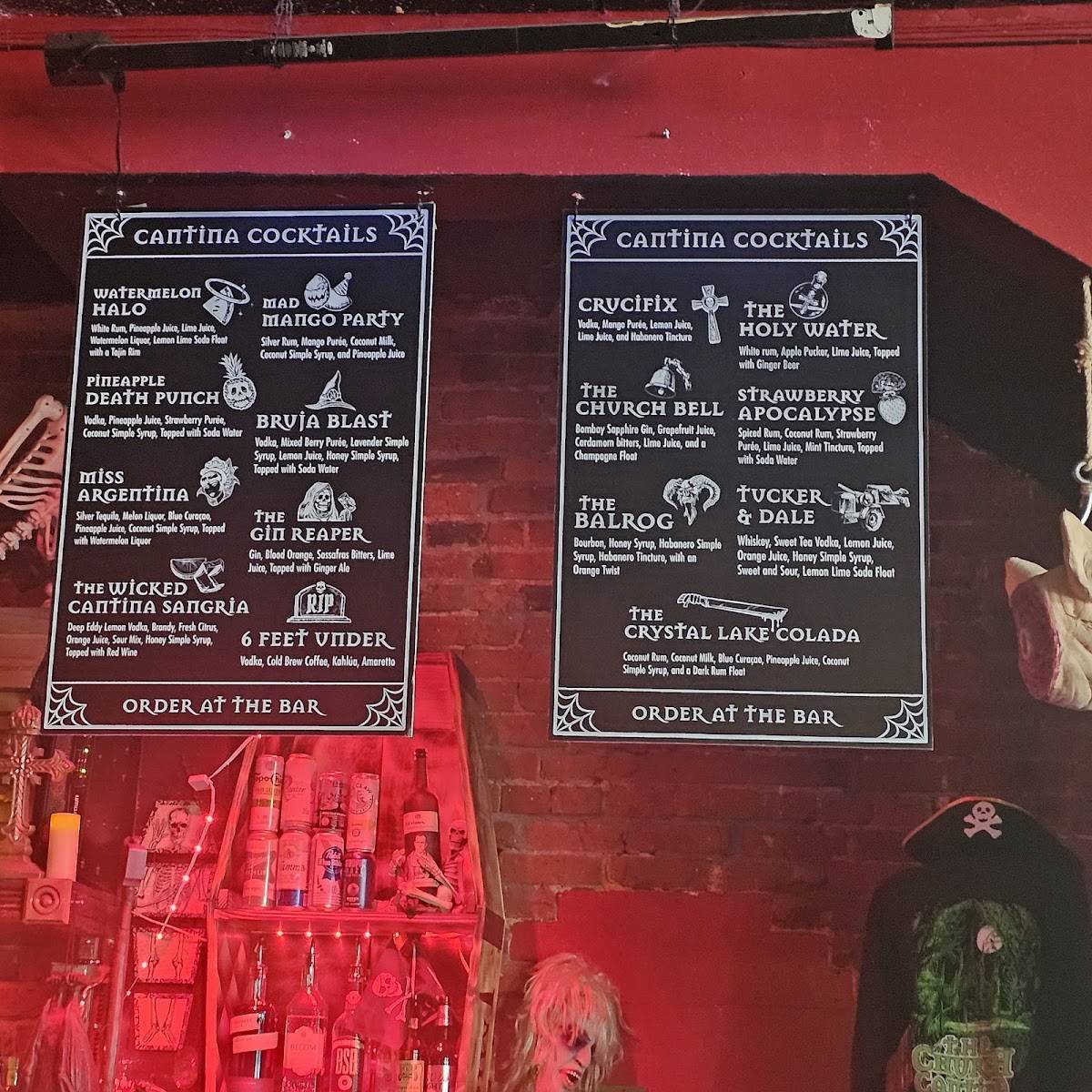 Menu at The Church Cantina pub & bar, Tacoma, S Tacoma Way