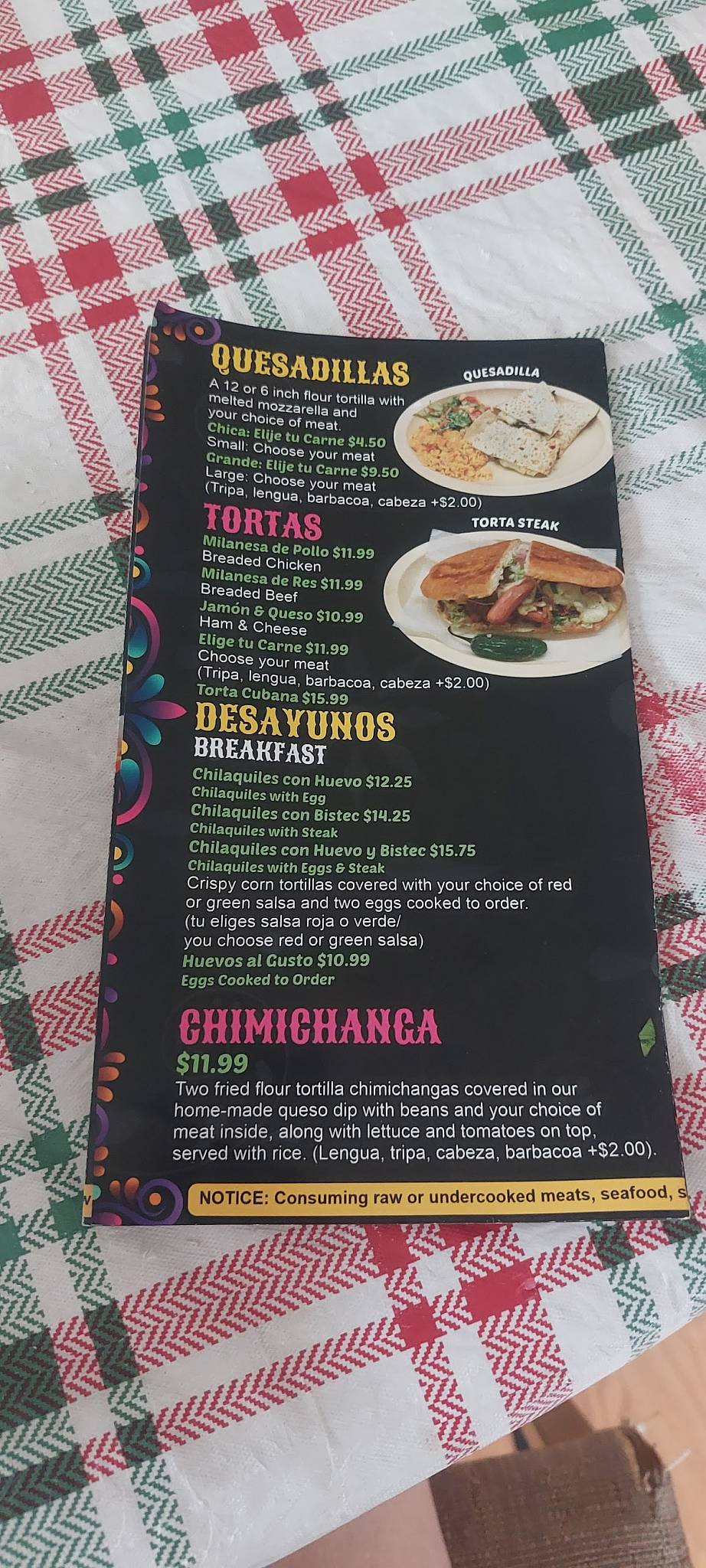 Menu at Tacos Don Deme restaurant, Columbus, 75 S Murray Hill Rd