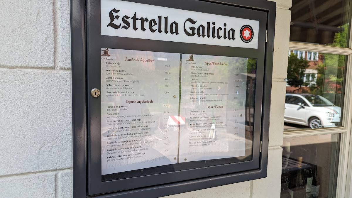 Speisekarte von Taparia Segovia UG restaurant, Hamburg